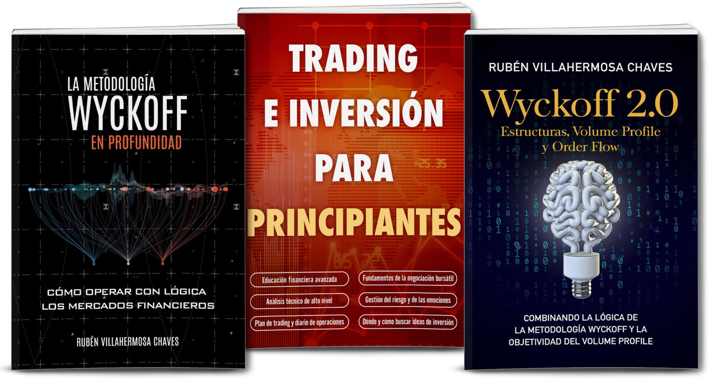Pack 3 libros de Trading e Inversión (versión PDF) – Rubén Villahermosa